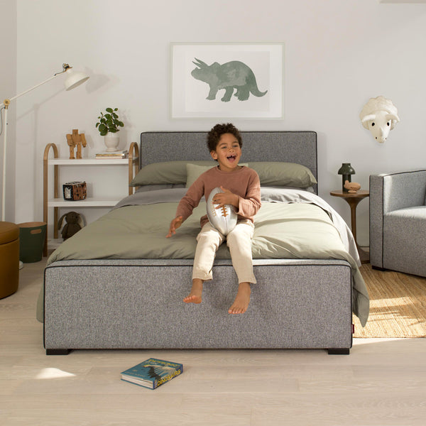 Dorma Bed – Customizable Upholstered Twin & Full Bed with Optional Trundle